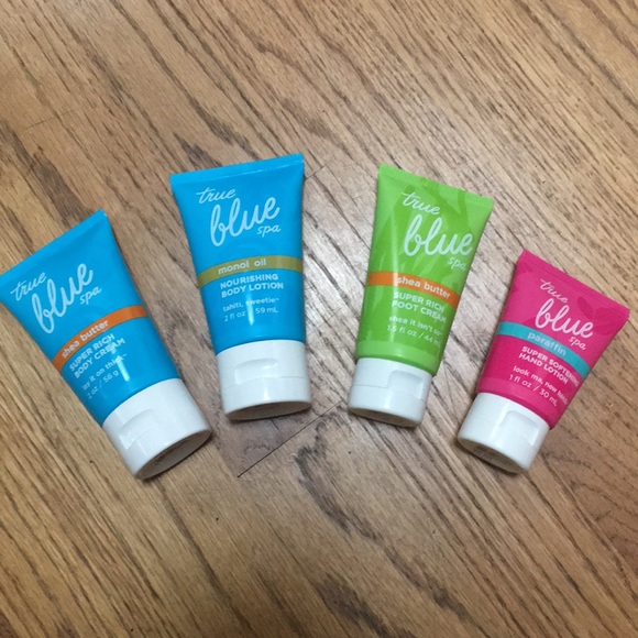 Bath & Body Works | Makeup | True Blue Spa Four Piece Travel Kit With ...